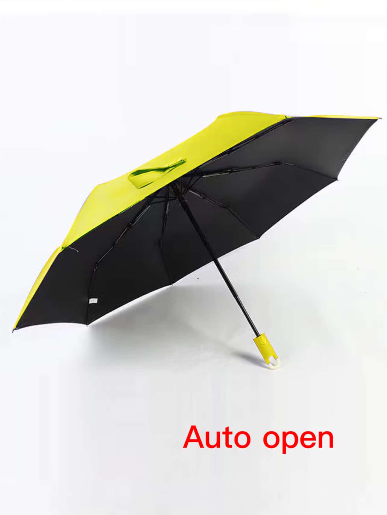 1pc Green Automatic Umbrella, Minimalist Umbrella For Rain | SHEIN USA