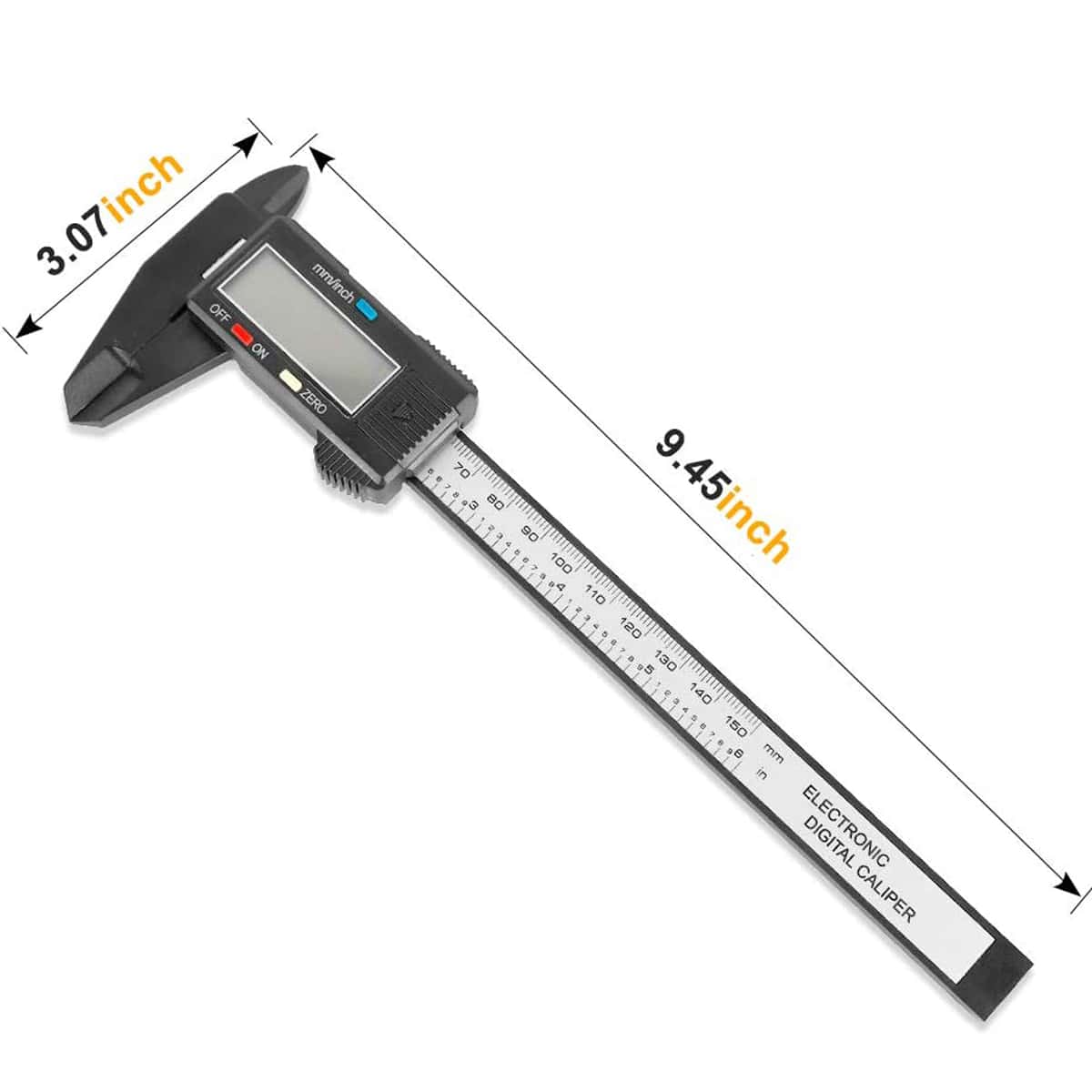 Stainless Steel Feeler Gauge and Plastic Digital Caliper Set Digital ...
