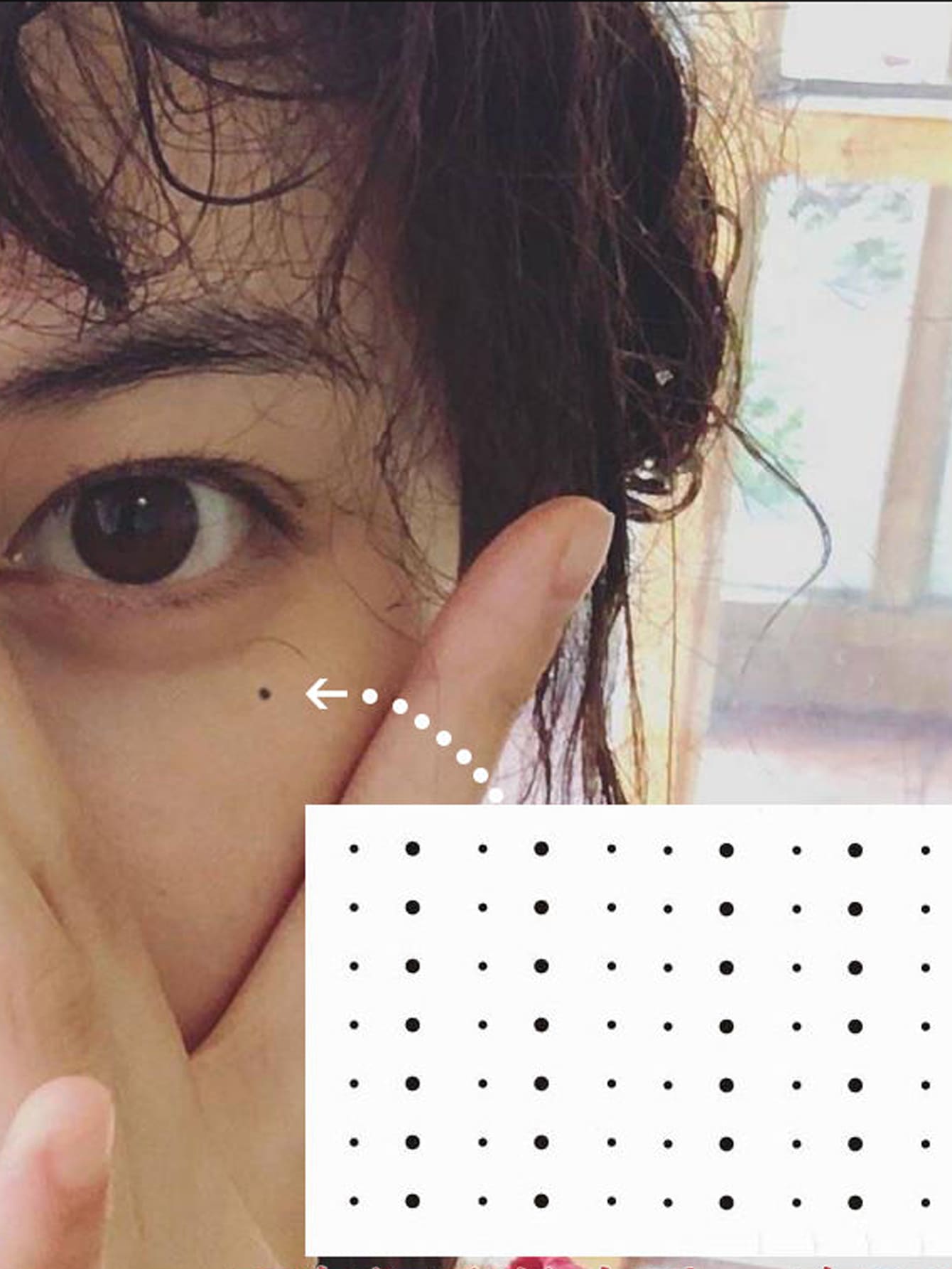 1pc Eye Makeup & Beauty Mole & Tear Mole & Black Tattoo Sticker | SHEIN USA