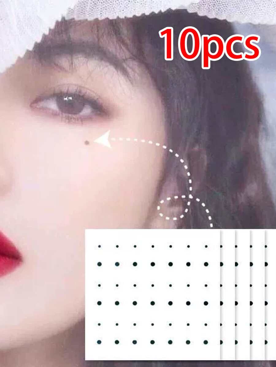 1pc Eye Makeup & Beauty Mole & Tear Mole & Black Tattoo Sticker | SHEIN USA