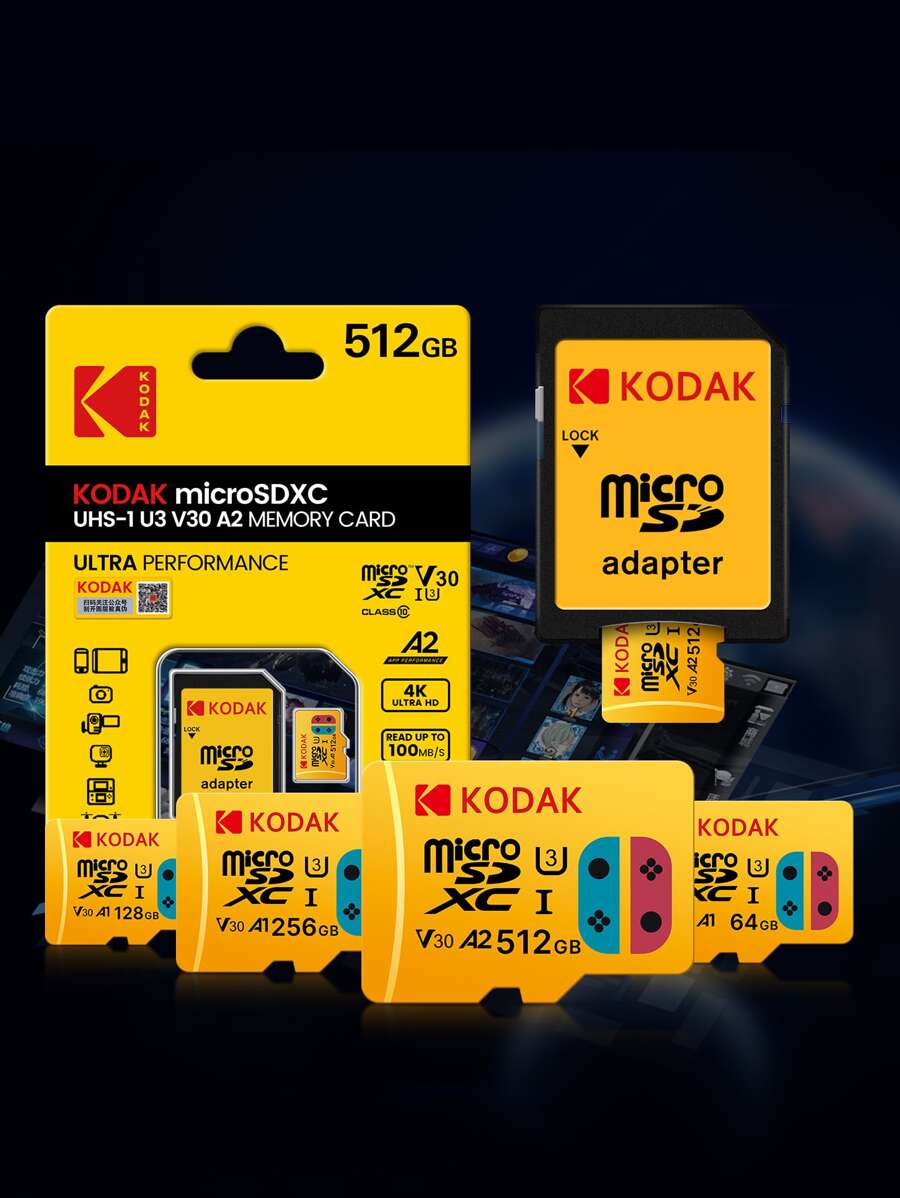 Tarjeta De Memoria Para Juegos Tf Micro Sd De 128 Gb 256 Gb 512 Gb A2 ...