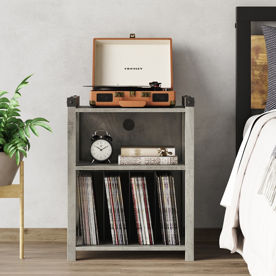 Record Player Stand with Storage, Vintage Turntable Turntable Stand ...