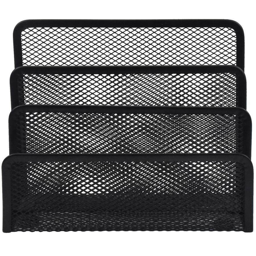 Mesh Letter Sorter, Vertical Metal Mesh Desk Organiser with 3 ...