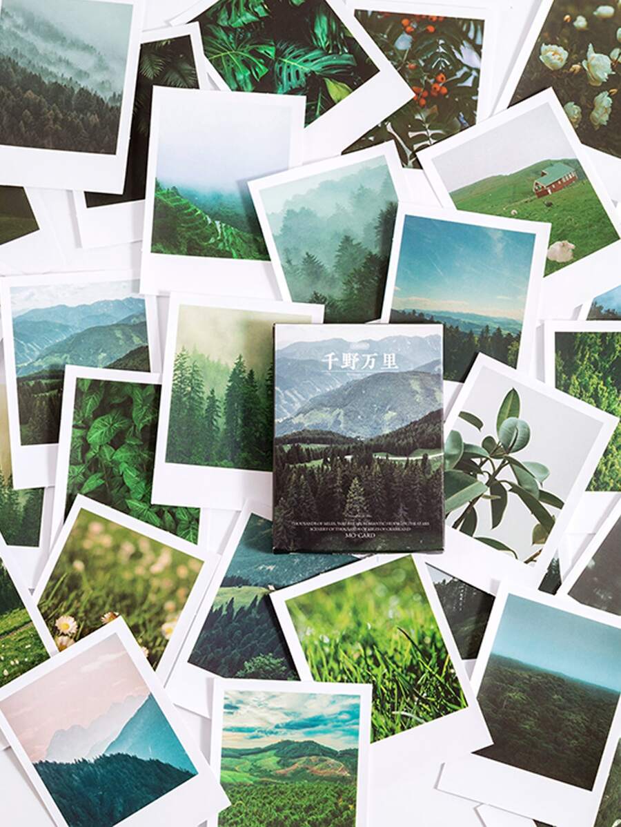 30pcs/Set Romantic Sky Scenery Sticker For Diy Scrapbooking And Album ...