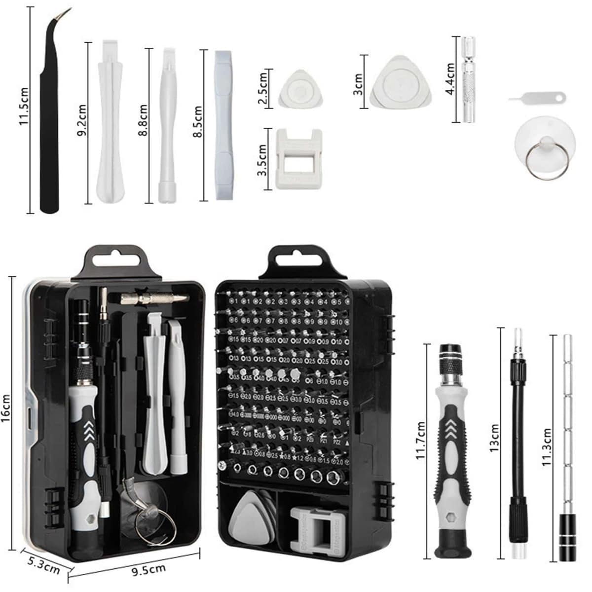 115 In 1 Multipurpose Screwdriver Set For Repairing Kit Screw Driver Professional Precision ...