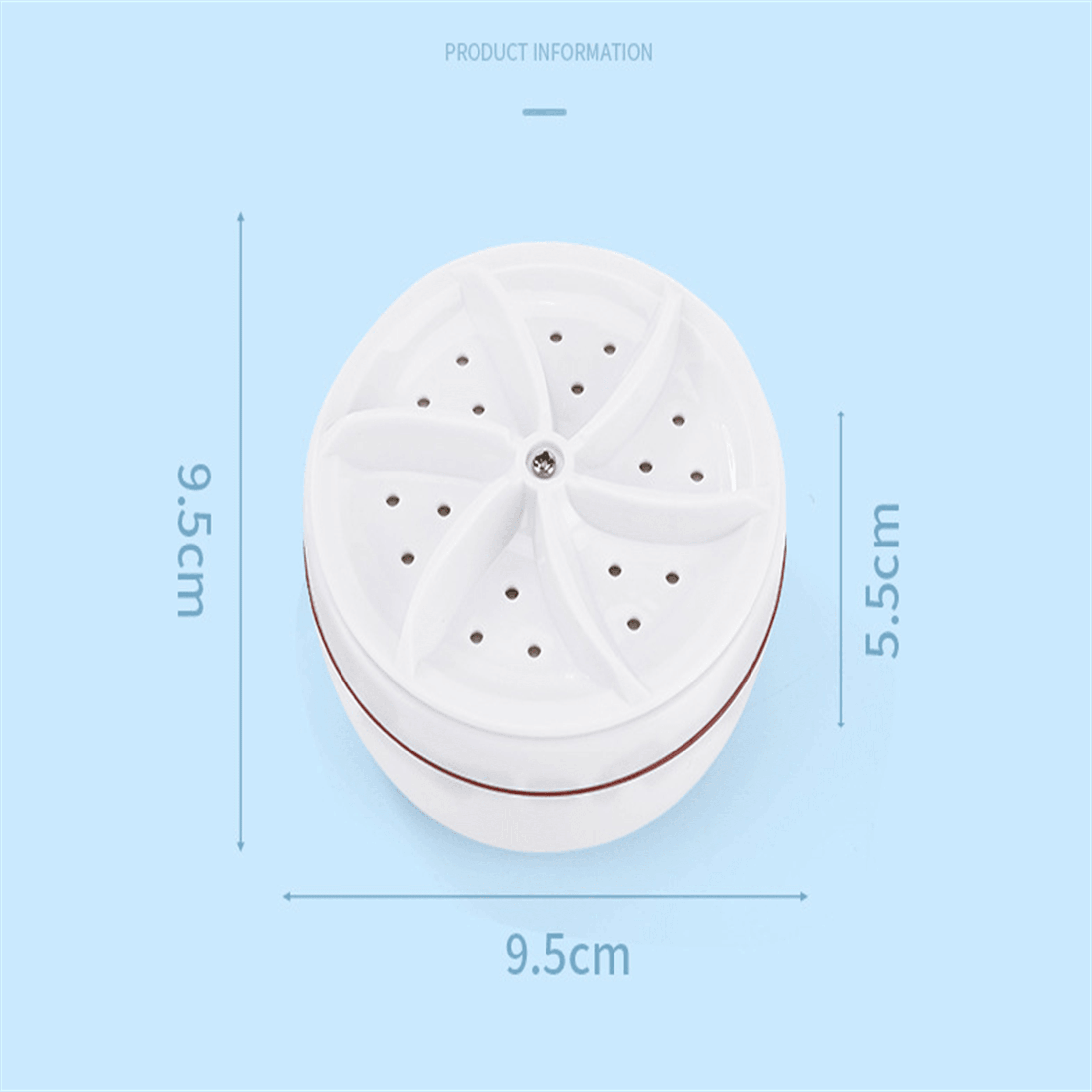 Mini Turbo Washing Machine USB Ultrasonic Washing Device Small ...