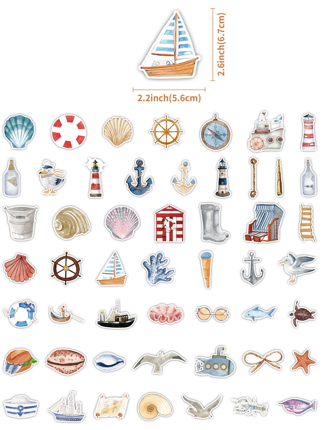 Travel Around The World Stickers 50 Pack Vinyl Laptop Stickers ...