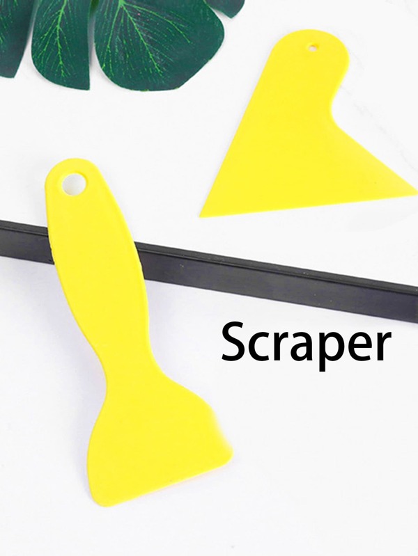 1pc Automotive Film Tool, Plastic Triangle Scraper, Multi-functional ...