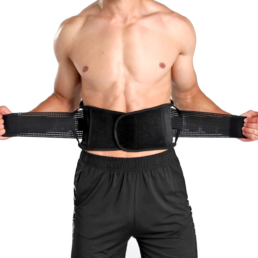 Lumbar Support Belt Lower Back Brace for Lifting, Herniated Disc ...