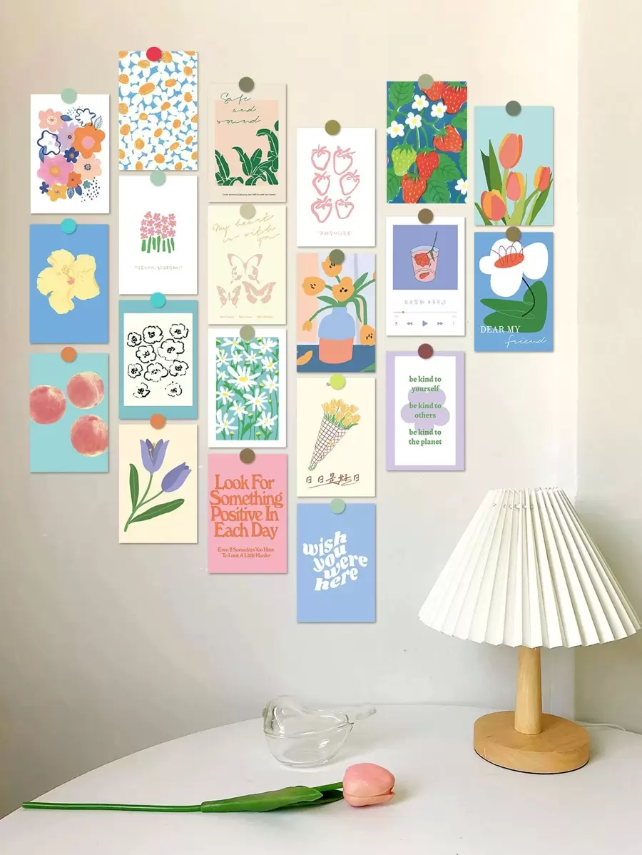 30pcs S Danish Pastel Posters, Danish Pastel Wall Collage Kit, Pastel Danish Room Decor, Wall ...