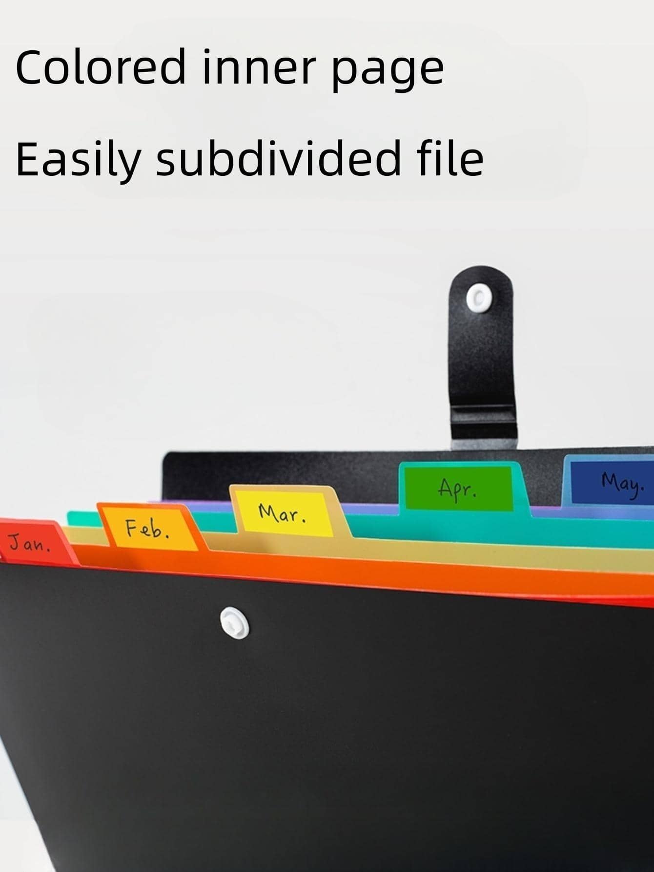 1pc A4 Expanding File Folder, Multilayer Classified Document Folder ...