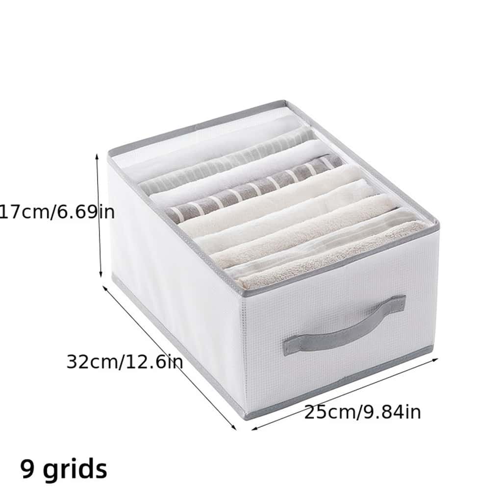 Upgraded Pp Board Partition Storage Box With Large Capacity & Dividers ...