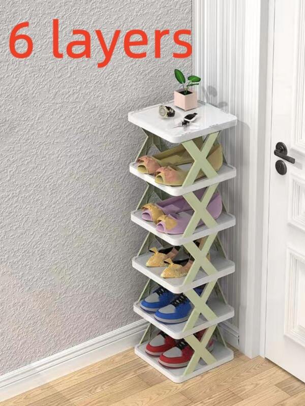 1pc PP Shoe Storage Rack, Modern Shoe Shelf Organizer And Storage For ...