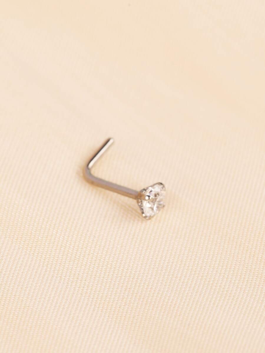 New Arrival Mini Zirconia Piercing Bone Stud Stainless Steel Jewelry ...