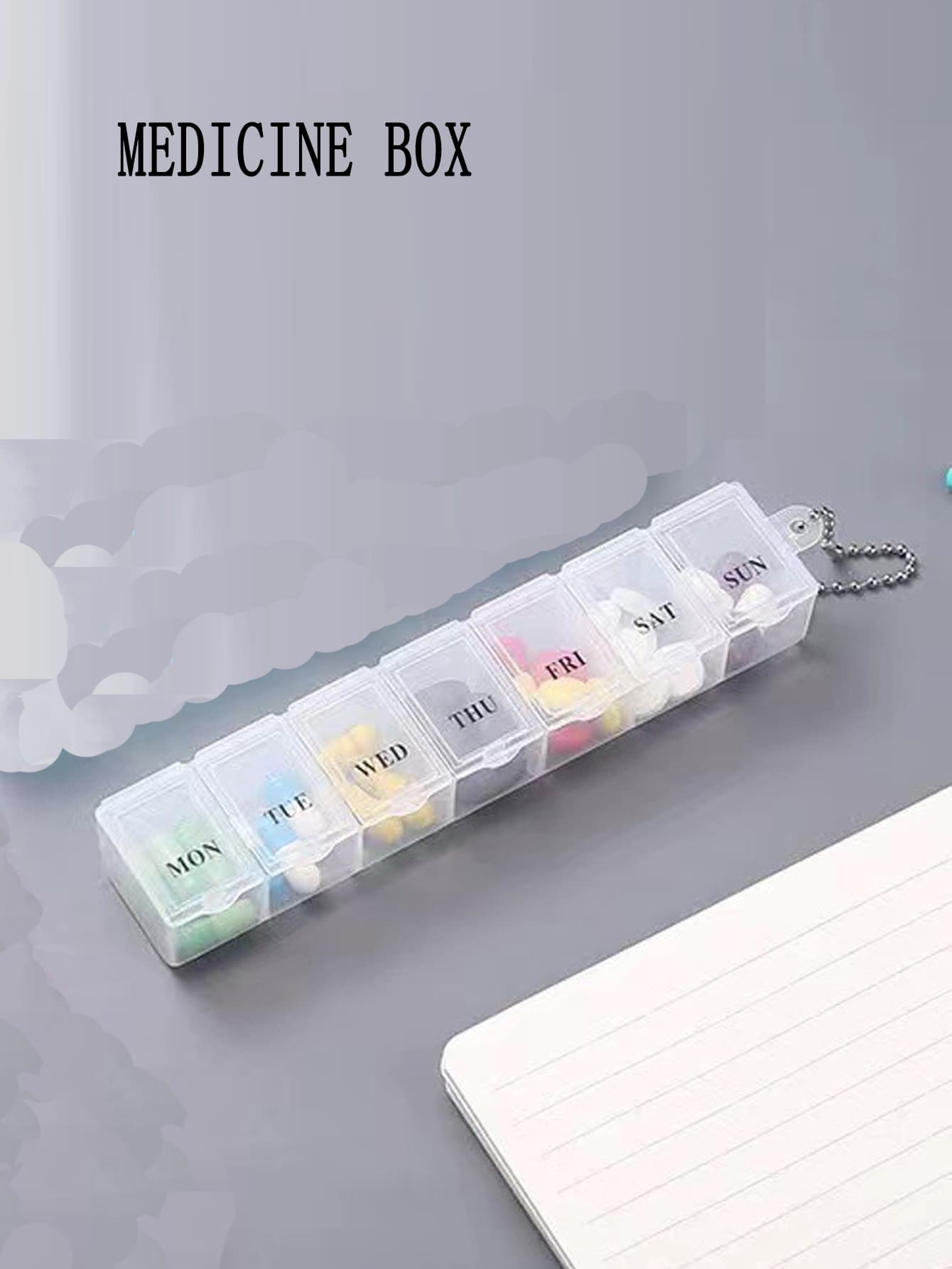 7-Day Portable Pill Box Simple And Sophisticated Design For Easy ...