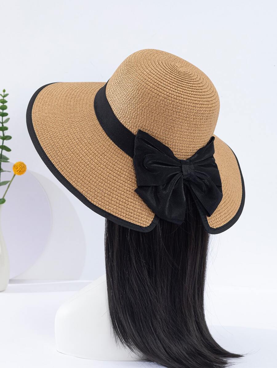 Summer Big Brim Sun Protection Straw Hat | SHEIN USA