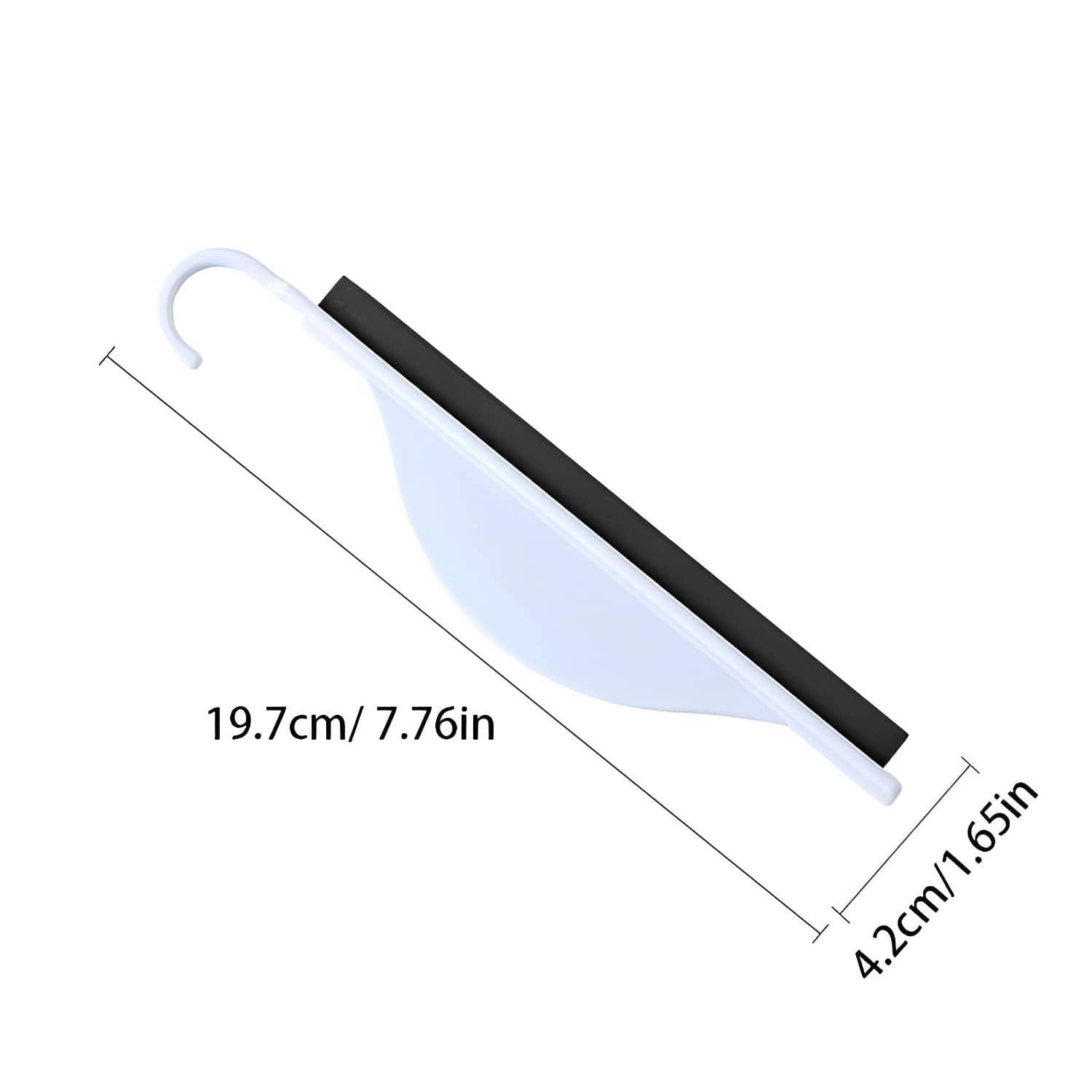 Countertop Squeegee Small Glass Cleaner Silicone Blade Hand Washing ...