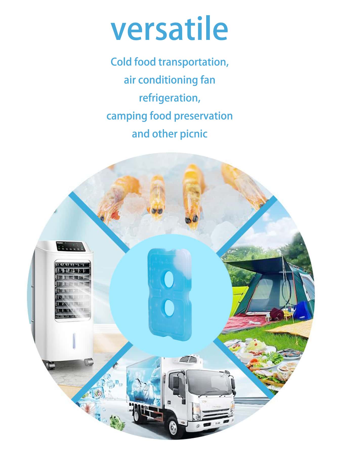 Ice Pack, Lunch Box Cooler Bag, Portable Box, Freshness Preservation ...