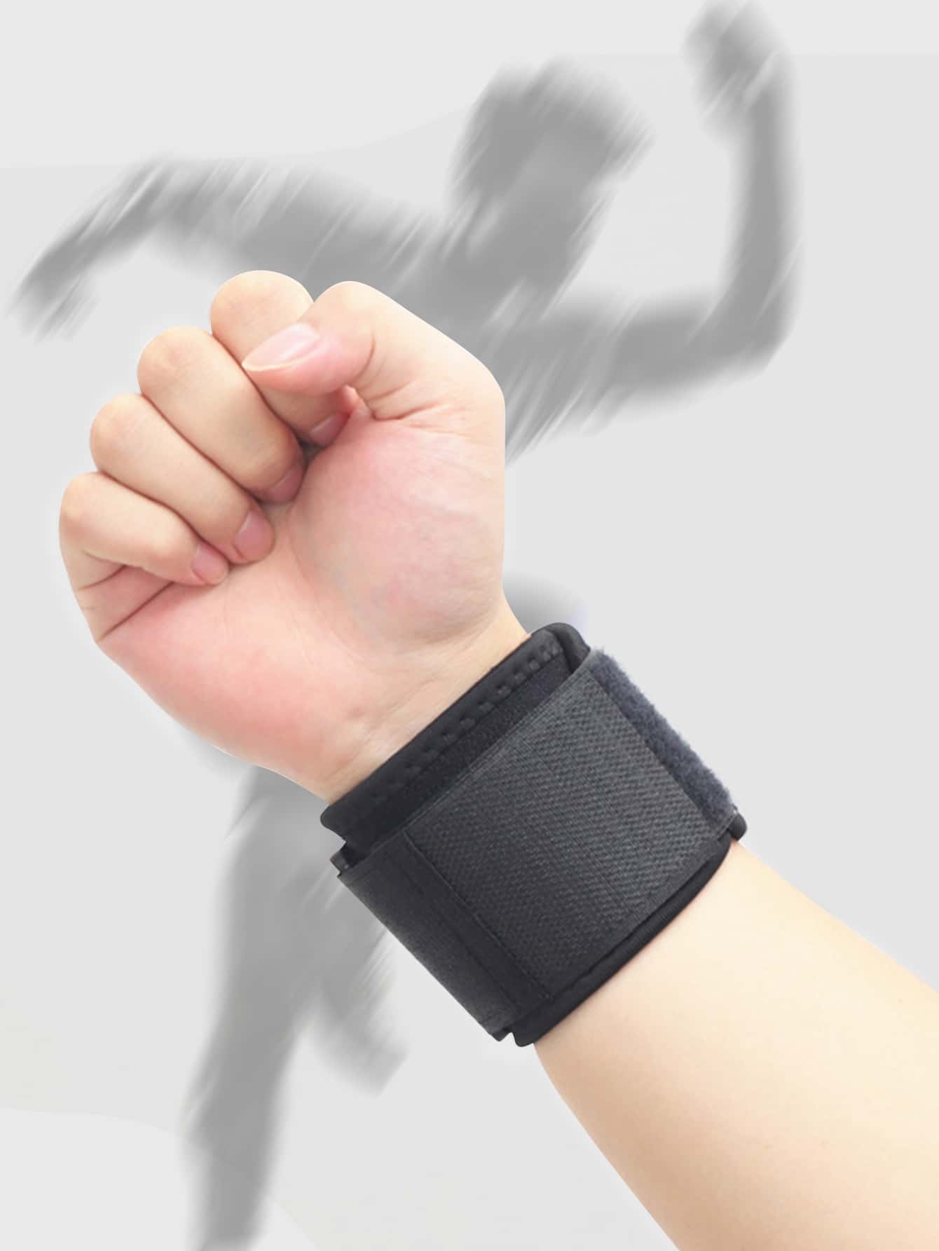 Hook And Loop Strap Hand Wrist Support Brace For Preventing Sports ...