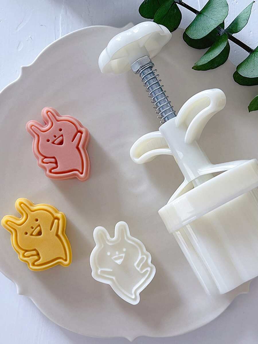 20g Mini Rabbit Shaped Mooncake Mold For Mid-autumn Festival, Dancing ...