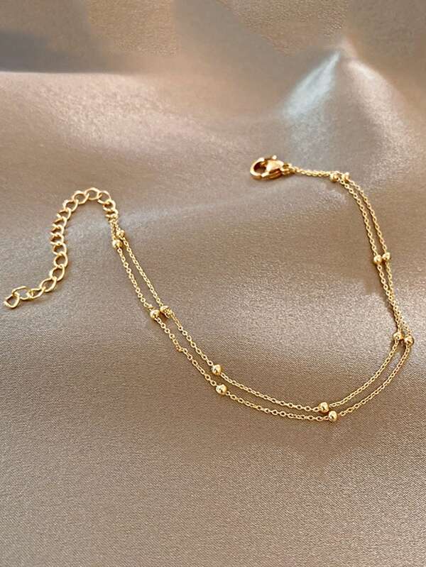 Bead Decor Chain Bracelet | SHEIN USA