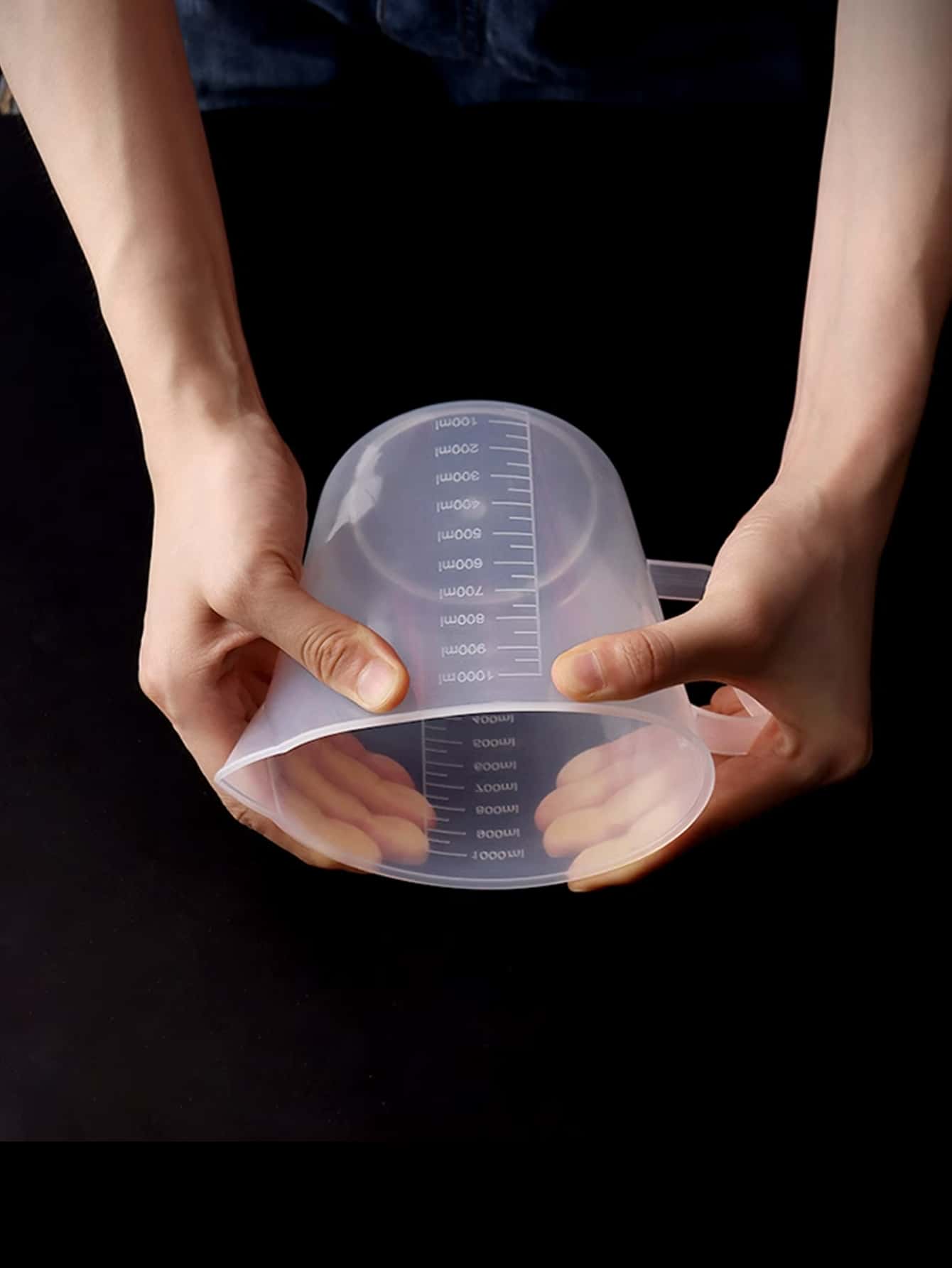 250+1000+2000ML Transparent Plastic Graduated Measuring Cup For Baking ...