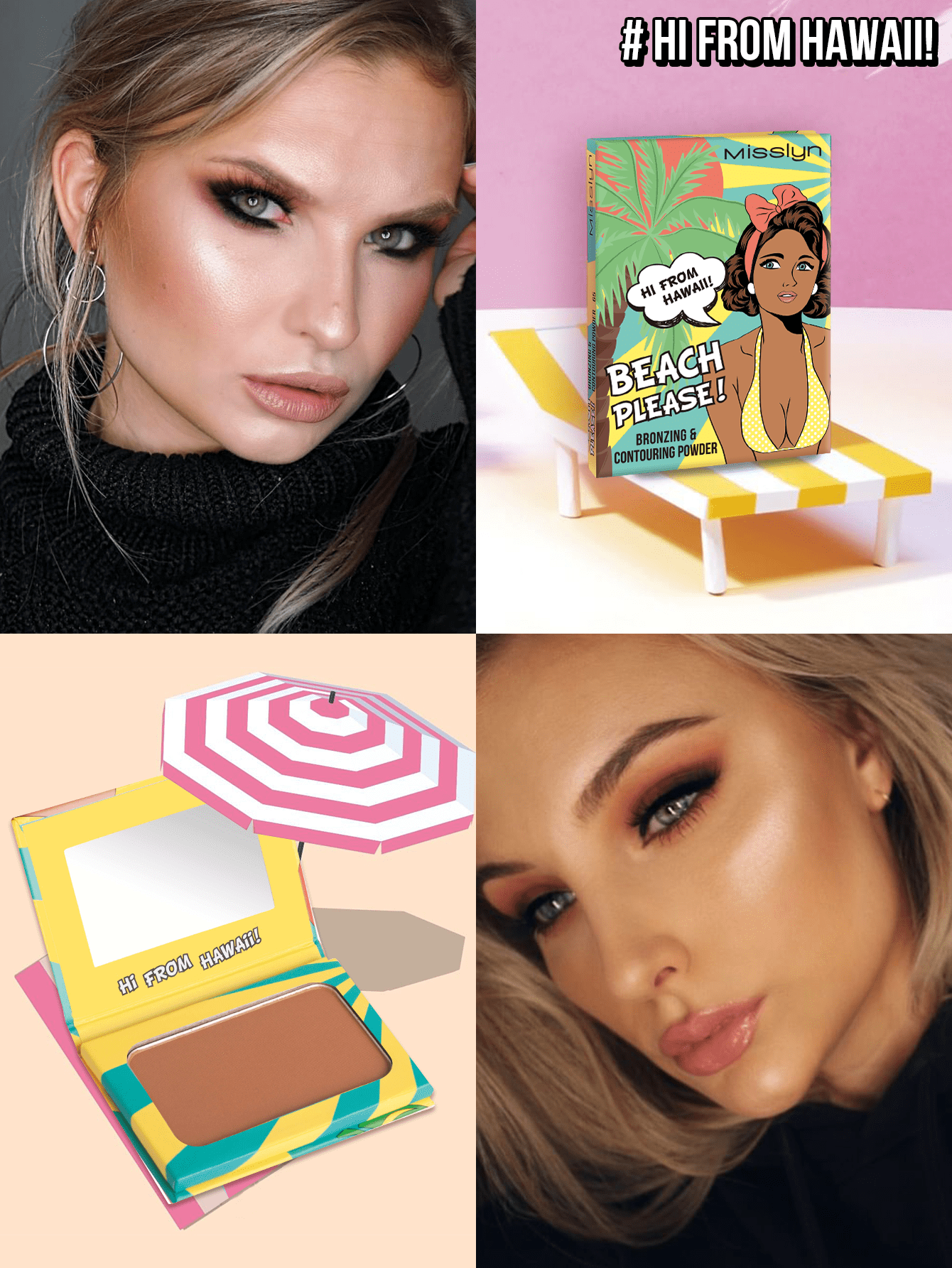 MissIyn Beach Please! BRONZING & CONTOUR POWDER, Trendy Bronzer, Matte ...