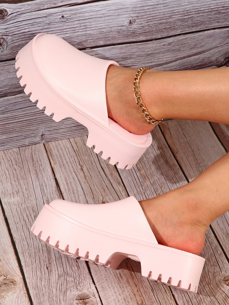 Preppy Work Clogs For Women, Slip-on Minimalist Platform Outdoor EVA ...