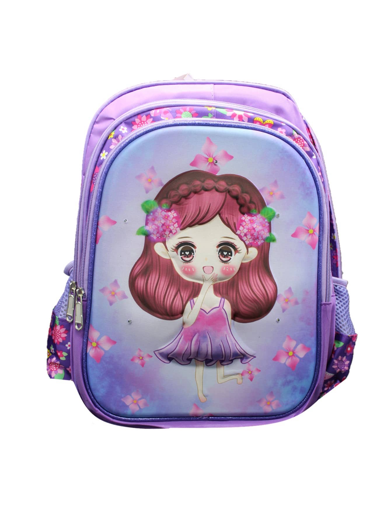 Children's Backpacks With Doll Figure With Purple Dress | SHEIN USA