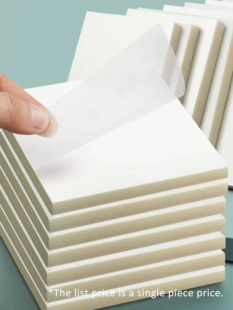 Transparent Memo Pad Bookmark Marker Memo Sticker Paper Office School ...