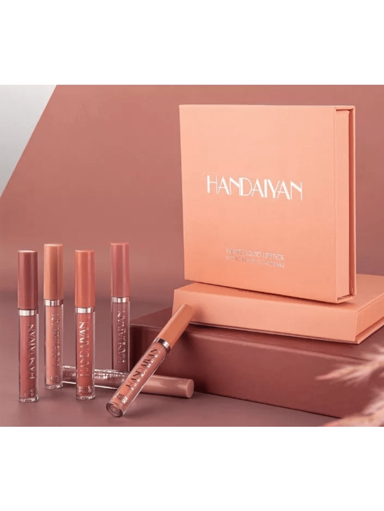 Set de 6 Pintalabios Líquido Mate Impermeable Brillo de Labios Mate Impermeable de Larga ...