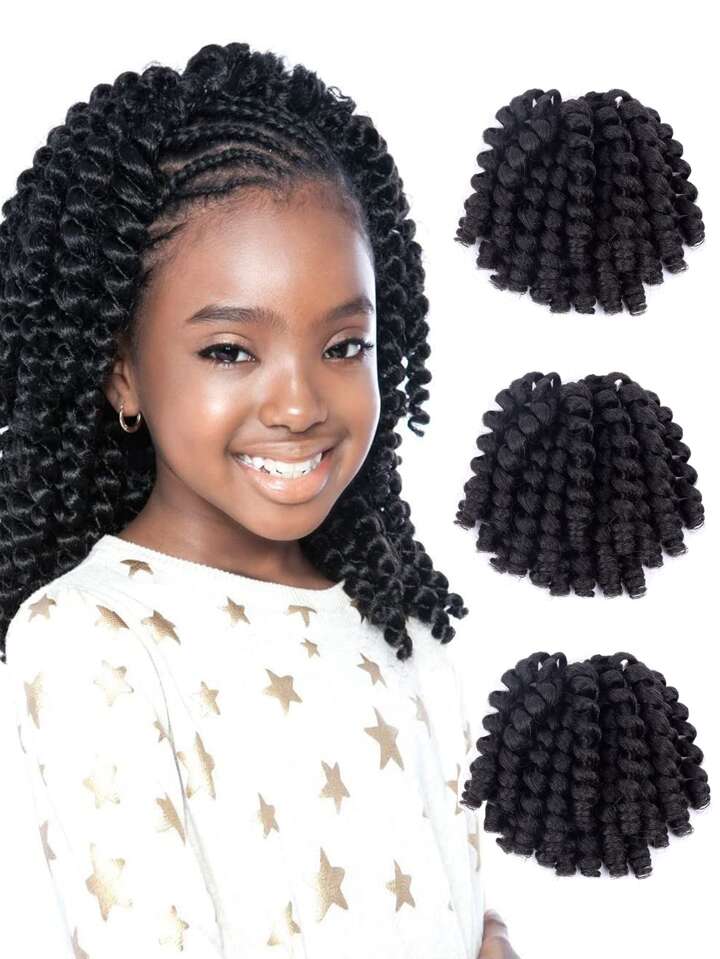 Curly Braids For Kids