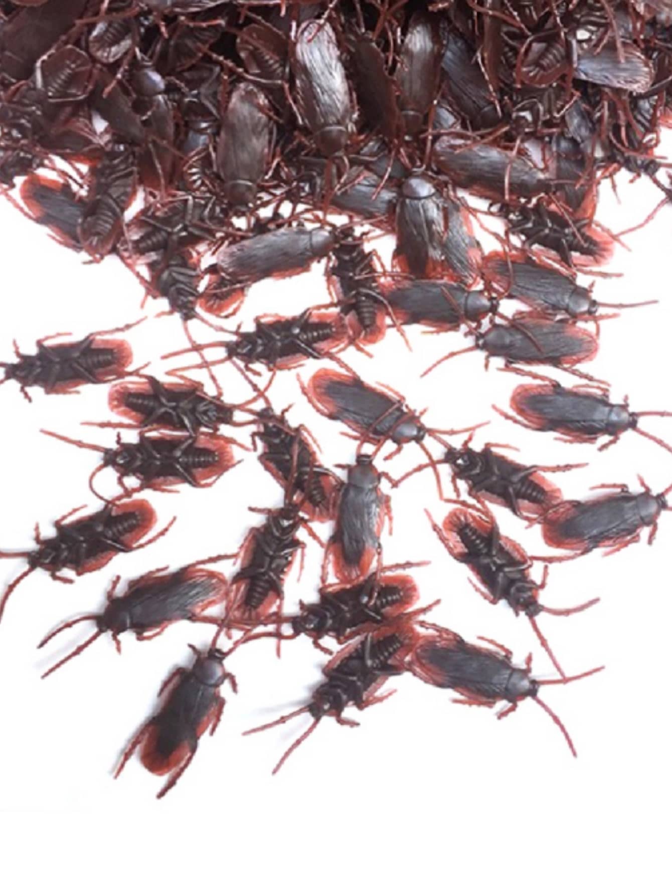 20/50 pcs Prank Fake Roaches, Favorite Trick Joke Toys Look Real, Scary ...