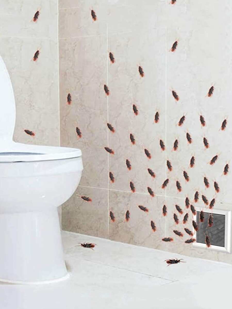 20/50 pcs Prank Fake Roaches, Favorite Trick Joke Toys Look Real, Scary ...