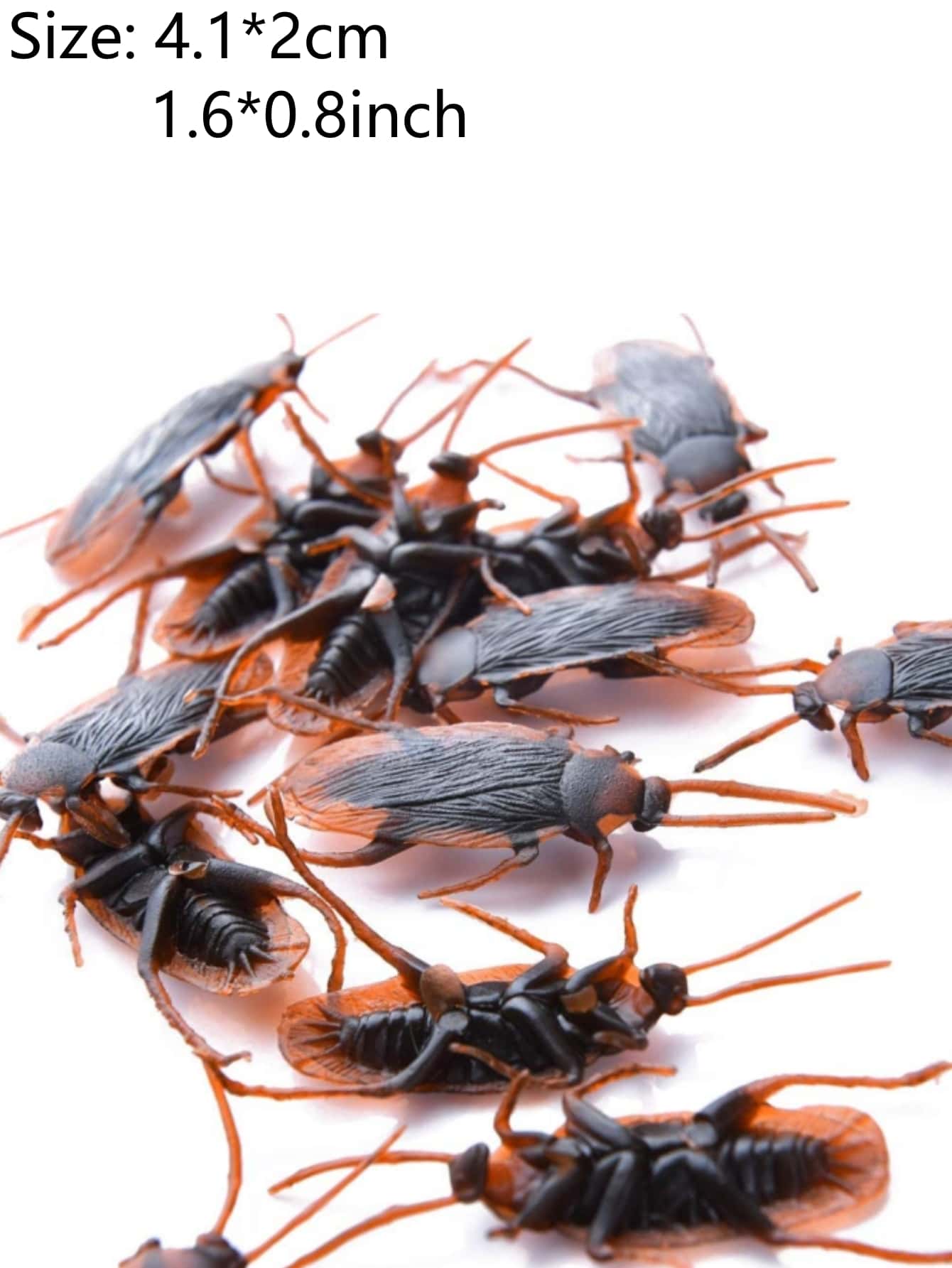 20/50 pcs Prank Fake Roaches, Favorite Trick Joke Toys Look Real, Scary ...