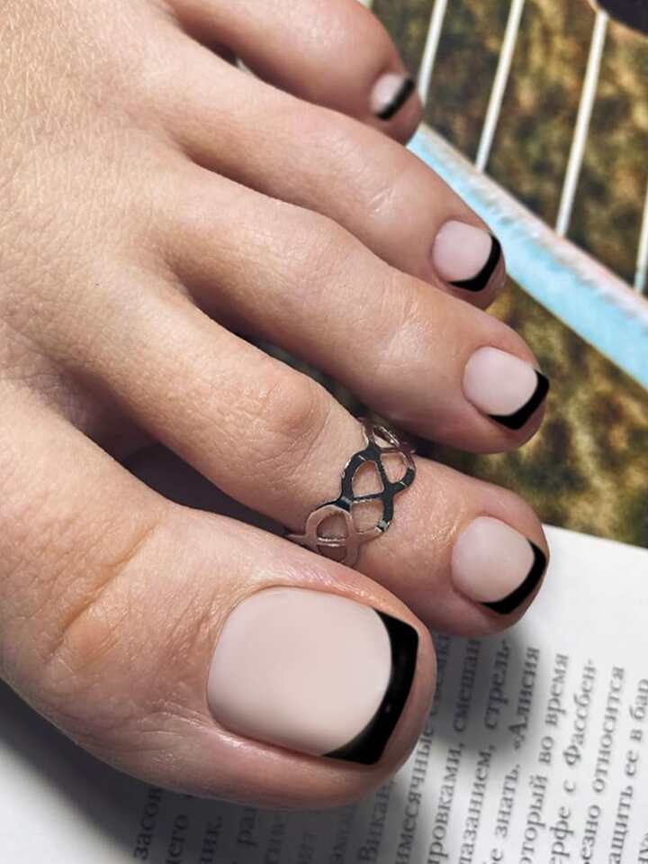 French Toe Nail Designs