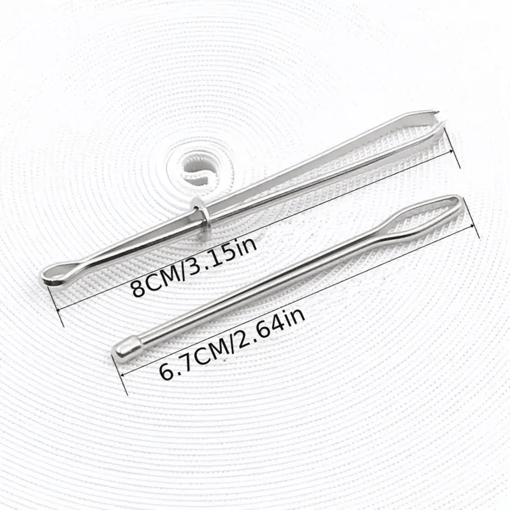 2pcs Elastic Band Threader Special Trouser Waist Rope Cap Rope Threader ...