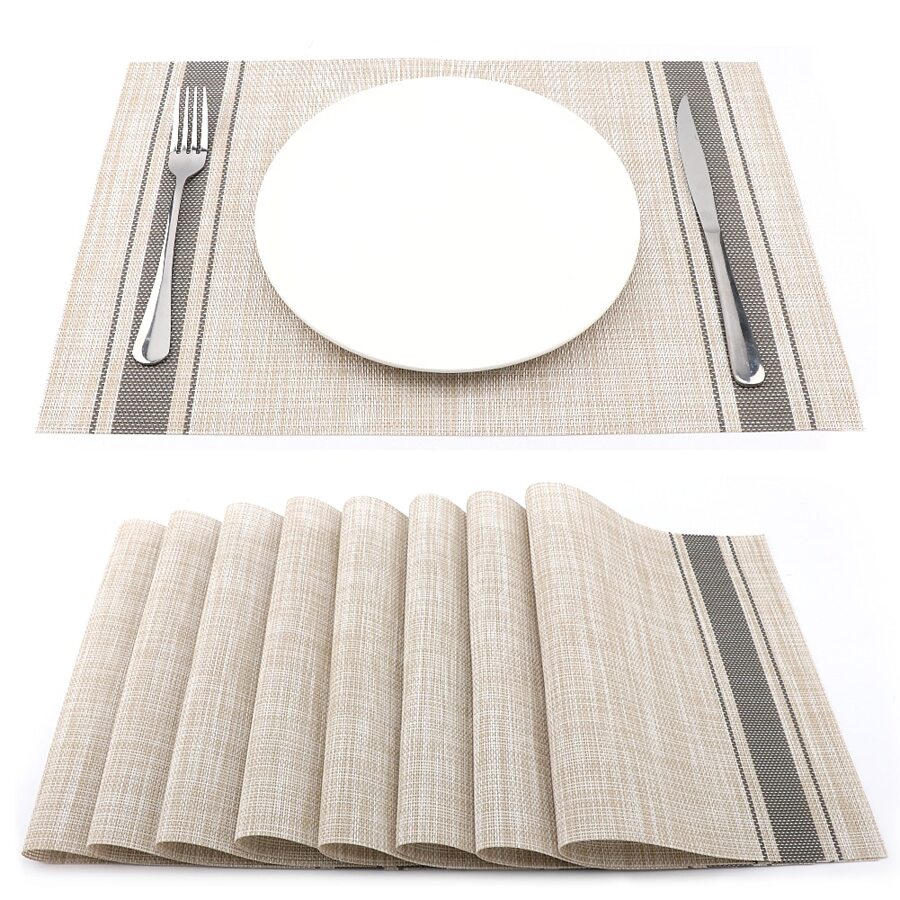This is a set of 8 individual placemats, perfect for those who want to ...
