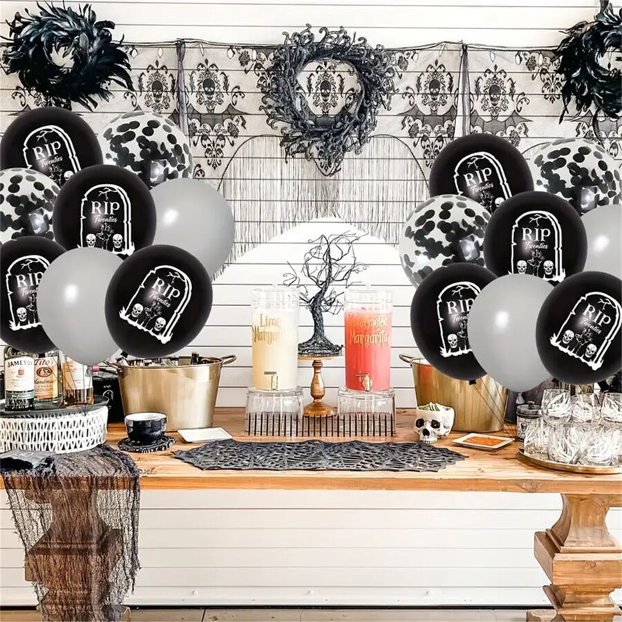 30Pcs Rip Twenties Birthday Balloons, 30th Birthday Party Supplies ...