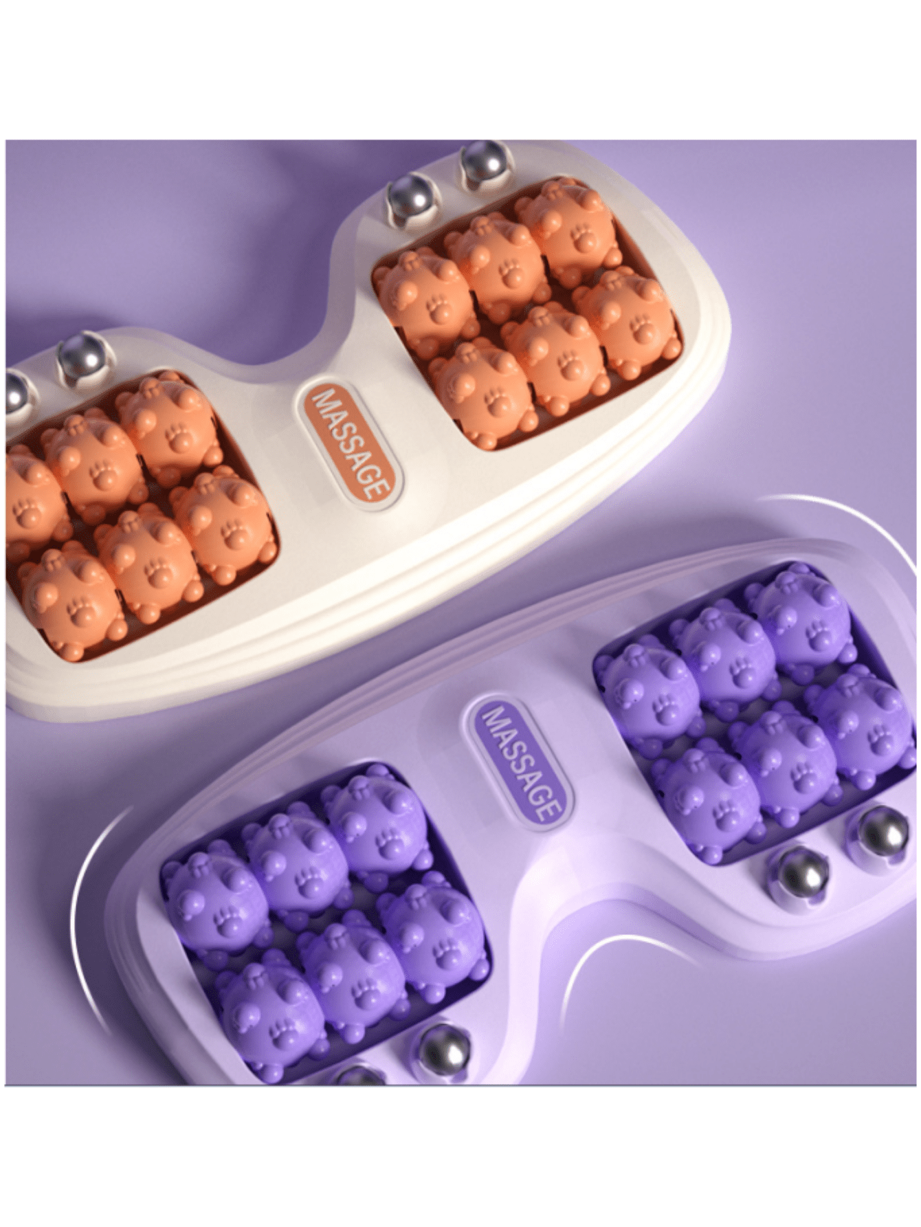 Foot Massage Roller With Acupressure Nubs For Foot Leg Plantar Fasciitis Relief And Soothe