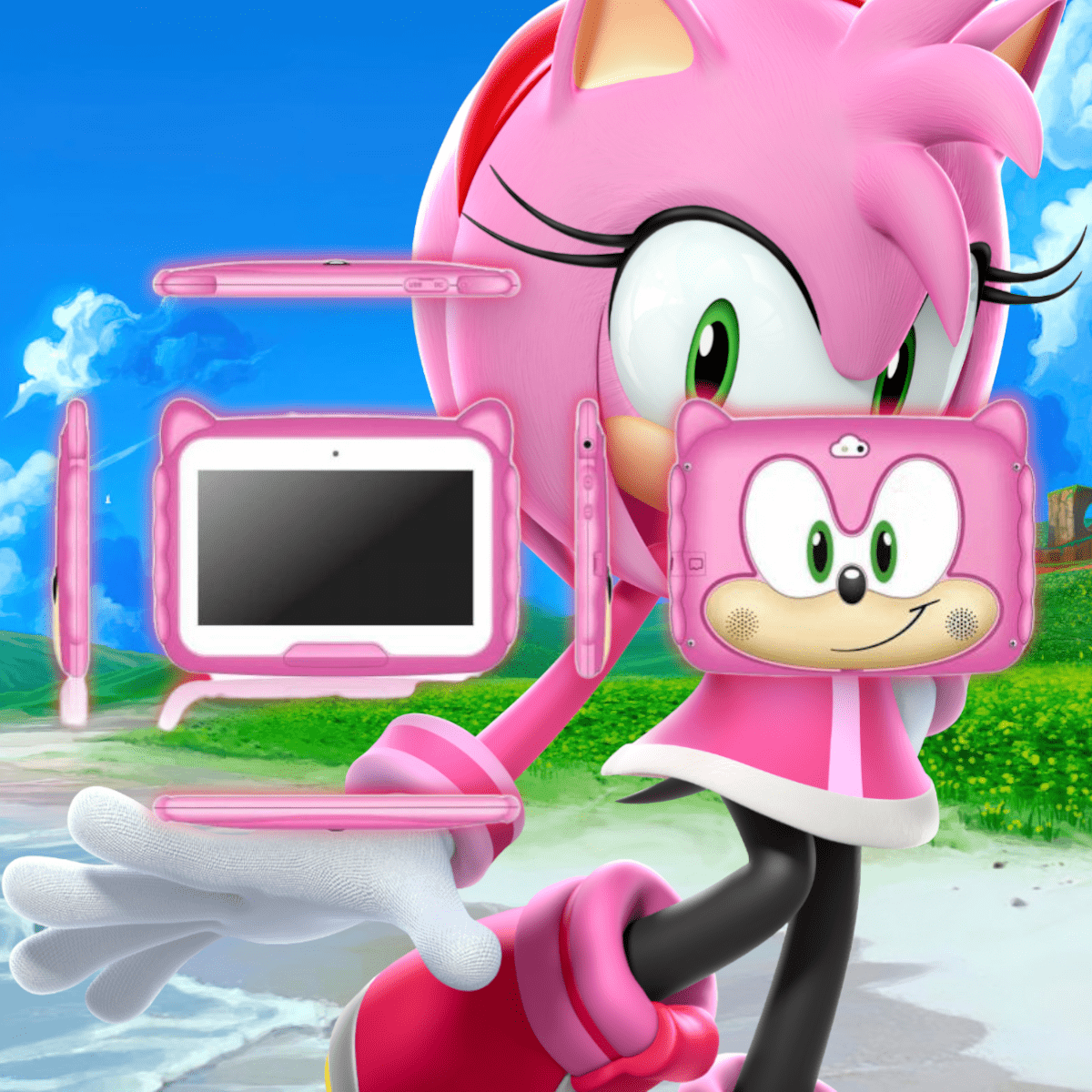 Bonita tablet con diseño de Sonic de 7 pulgadas para uso diario | Moda ...
