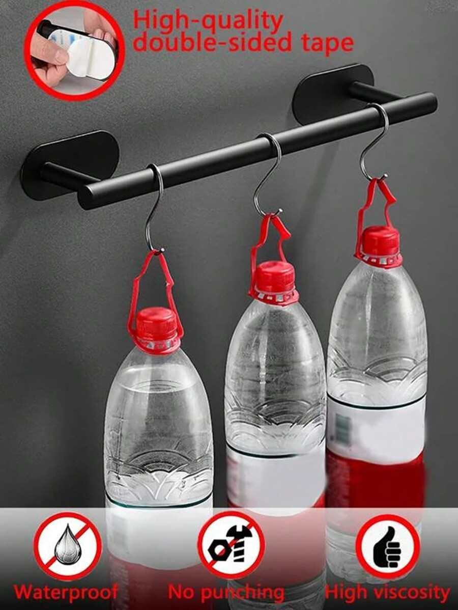 Stainless Steel Towel Bar, Towel Rack, Cleaning Cloth Rack, Bath Towel ...