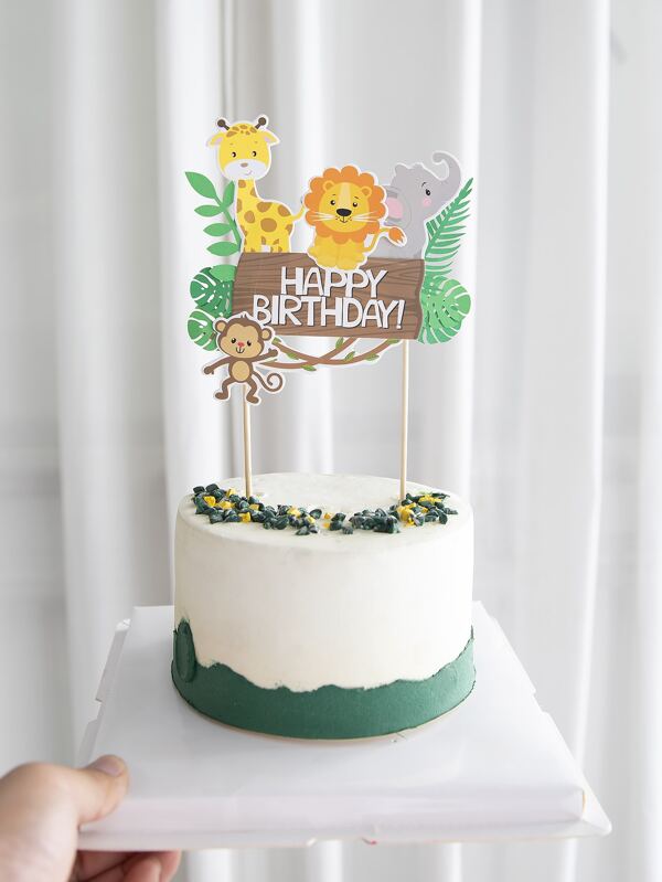 Animal Banner Cake Topper | SHEIN USA