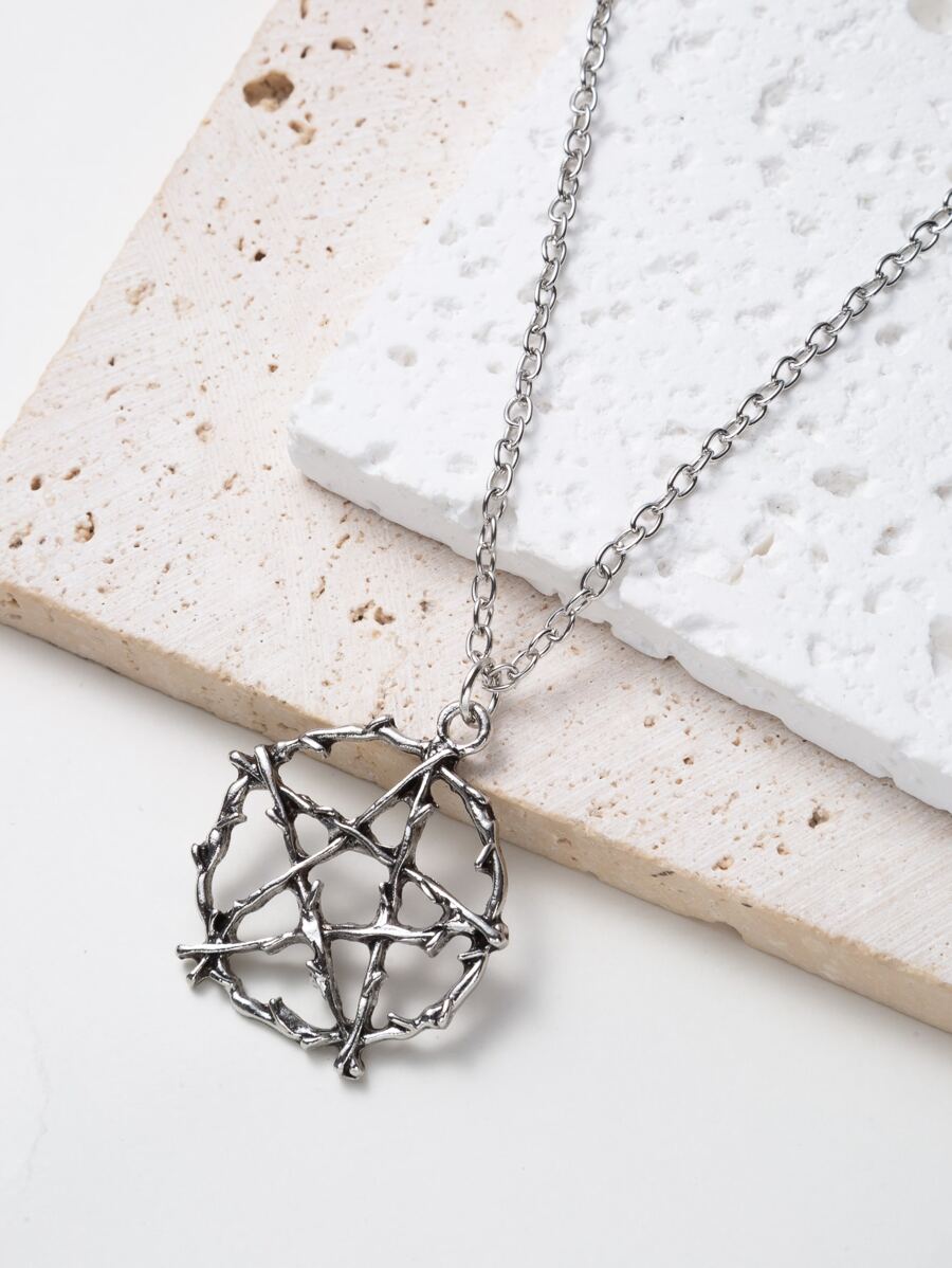 1pc Mystical Power Symbol Pentagram Pendant Necklace | SHEIN USA