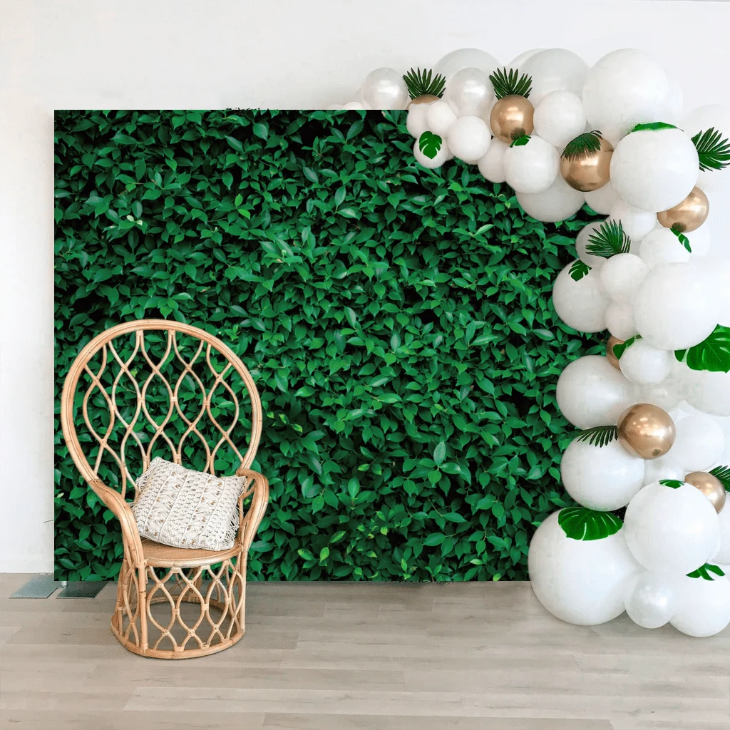 7x5ft Green Leaves Greenery Photography Backdrop | SHEIN USA