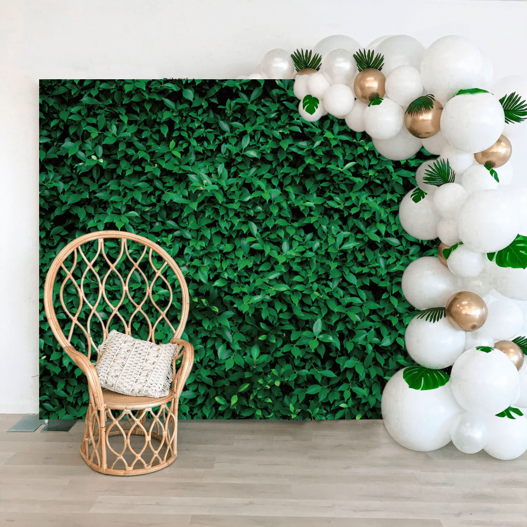 7x5ft Green Leaves Greenery Photography Backdrop | SHEIN USA