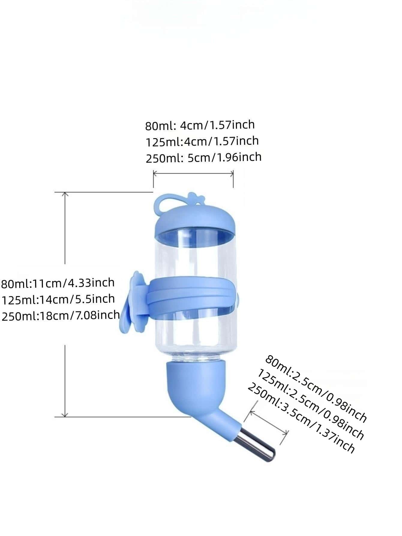 1pc Random Color Plastic Hanging Ball Type Leak-Free Water Drinker For ...