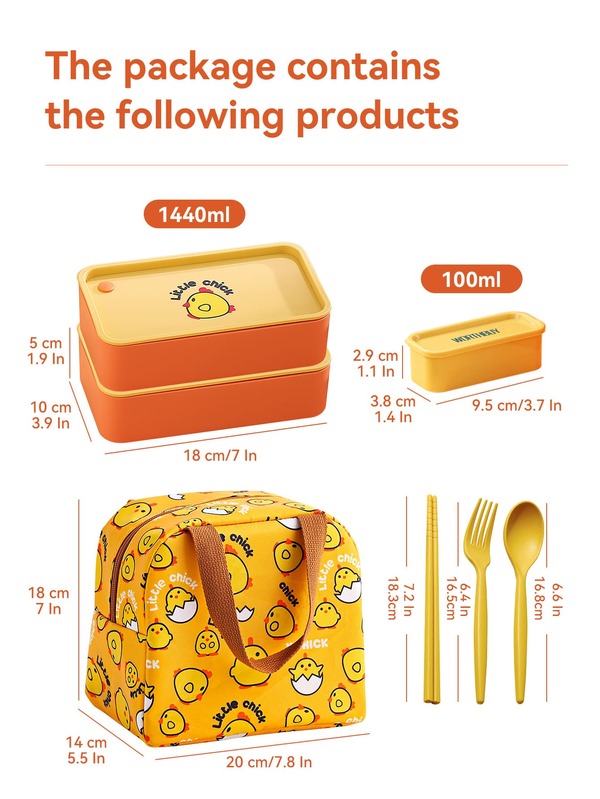 1440ml Japanese Style Bento Box With Microwaveable Feature, Lunch ...