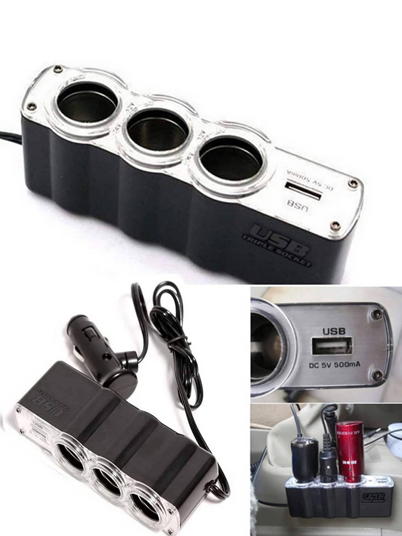 3 Way Car Charger