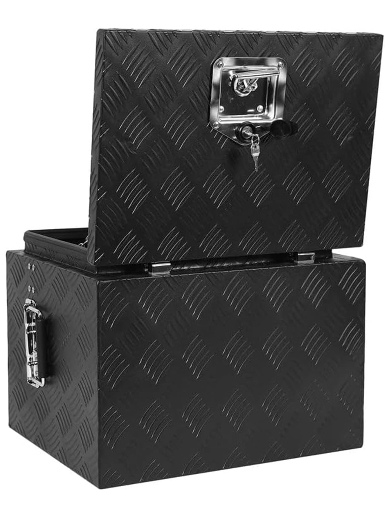 Heavy Duty Waterproof Aluminum Tool Box - 18 Inch Square Truck Storage ...